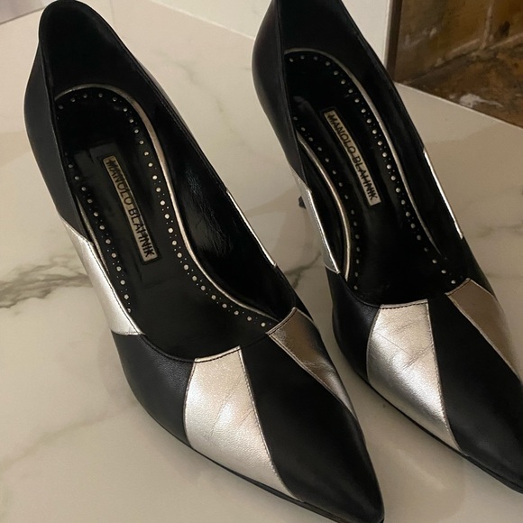 Manolo Blahnik | Shoes | Manolo Blahnik Two Tone Pumps | Poshmark